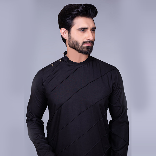 ER 196 Bandh Gala Dark Black – Edge Republic